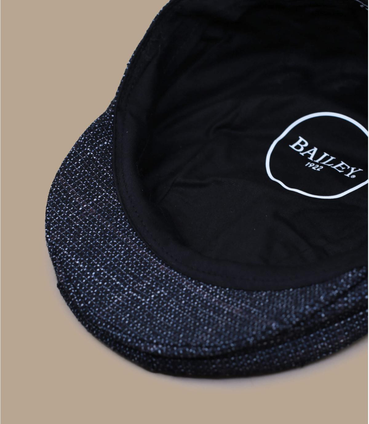 Black beret cap - Derin black Bailey : Headict